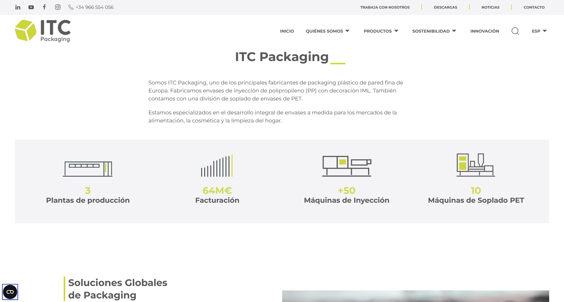 ITC Packaging - Espira - Sastrería Web